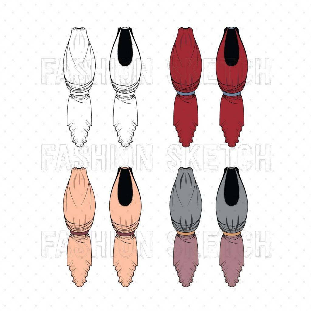 Sphere Dress - Fashion Sketch